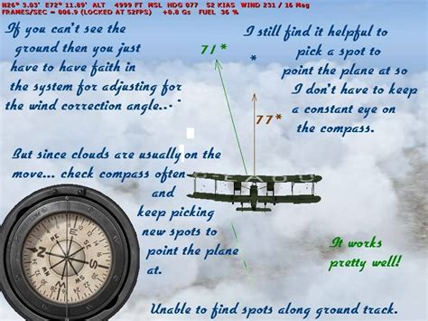 Learning About Wind Correction Angles Flight Simulator 2004 A