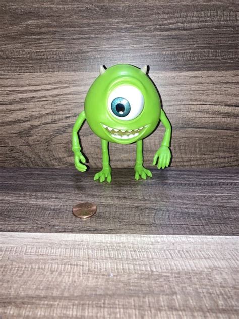 Disney Pixar Mike Wazowski Poseable Figure Monsters Inc 2019 4 Inch £