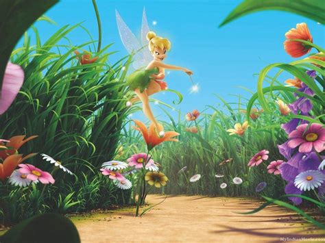 Tinker Bell💙 Sininho Colagem Para Parede De Quarto Fadas