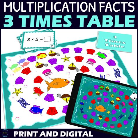 3 Times Table Multiplication Fluency Board Game Made By Teachers