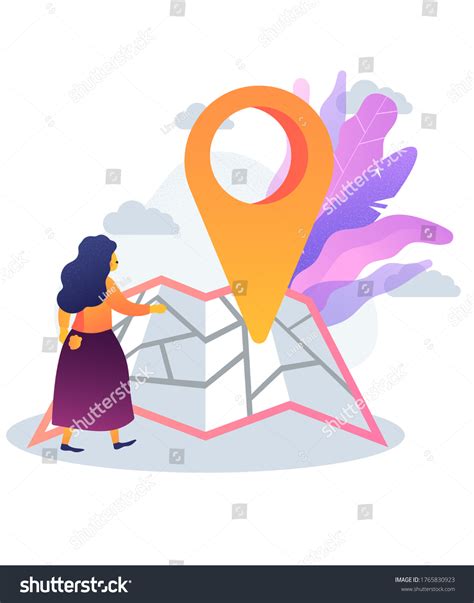 Map Navigation Background Modern Illustration Slider Stock Vector Royalty Free 1765830923