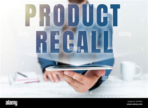 Conceptual Caption Product Recall Business Approach Request By A Company To Return The Product