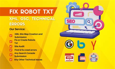 Setup Or Fix Robots Txt Xml Sitemap Any Technical Errors By Stechmarketing Fiverr