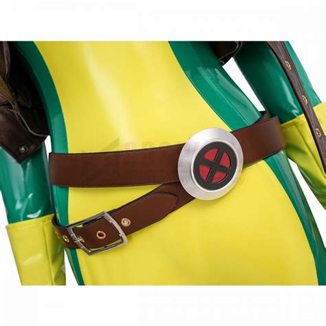 X Men Rogue Cosplay Costumes Halloween Printed Suit