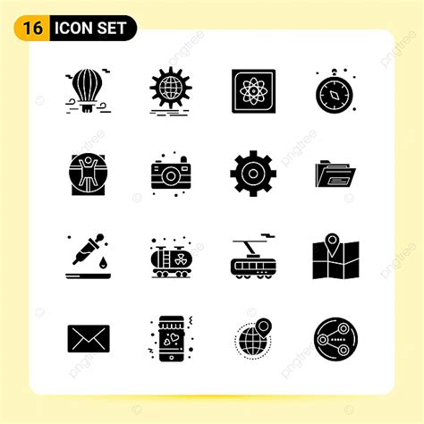 16 Creative Icons For Modern Website Design And Responsive Mobile Apps