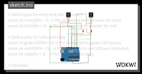 Smart Room Light Controller With Object Count Wokwi Esp32 Stm32