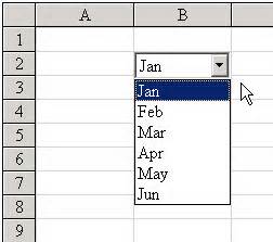 Setting A Combo Box Cell