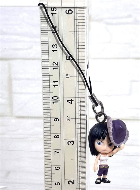 One Piece Nico Robin Portgas Dace Moby Dick Mini Figure Key Strap