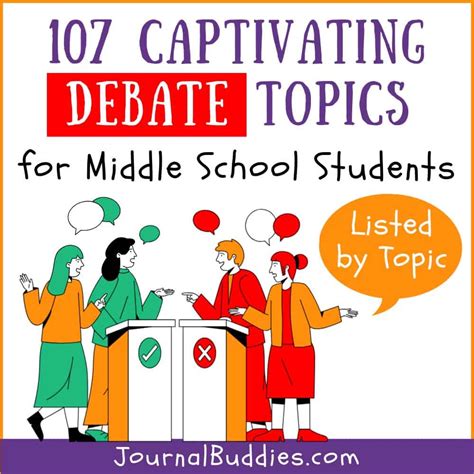 Middle School Debate Topics