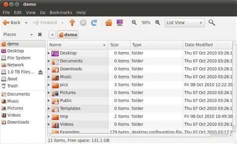 Configuring The Ubuntu 10x File Manager Techotopia