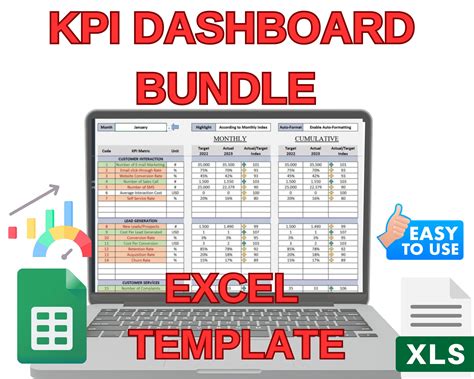 Kpi Dashboard Excel Templates Bundle Discount Kpi Tools Digital Download Key Performance
