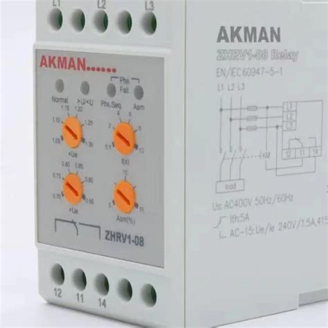 3 Phase Voltage Protection Relay Phase Sequence Control Relay Phase