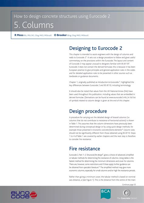 How To Design Concrete Structures Using Eurocode 2 Pdf Web Development Internet