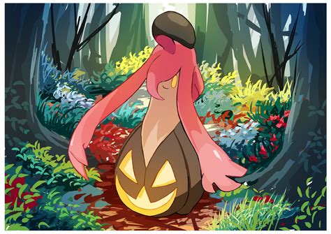 Gourgeist Pokemon Drawn By Hazikamiio Danbooru