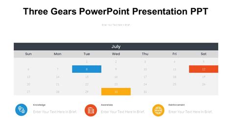 Three Gears PowerPoint Presentation PPT PPTUniverse
