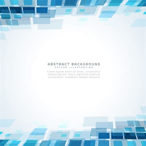 Blue Square Mosiac Background Vector Free Download