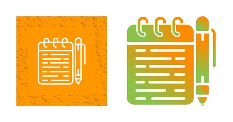 Memo Pad Vector Icon 39963688 Vector Art At Vecteezy