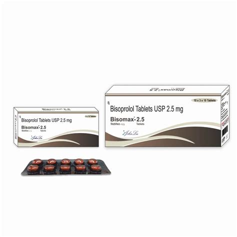 Bisomax 25mg Bisoprolol At ₹ 1999strip Bisoprolol Fumarate Tablet