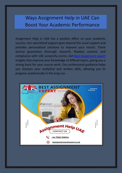 Expert Assignment Help In Uae A Key To Academic Excellence By Best Assignment Expert Issuu