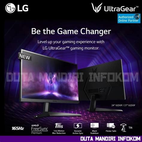 Jual Lg Gq F B Ultragear Fhd Hz Ms Hdmi Dp Freesync Monitor Shopee Indonesia