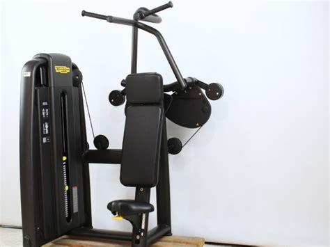 Technogym Selection Vertical Traction Black Gym Warehouse