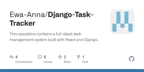 Github Ewa Annadjango Task Tracker This Repository Contains A Full