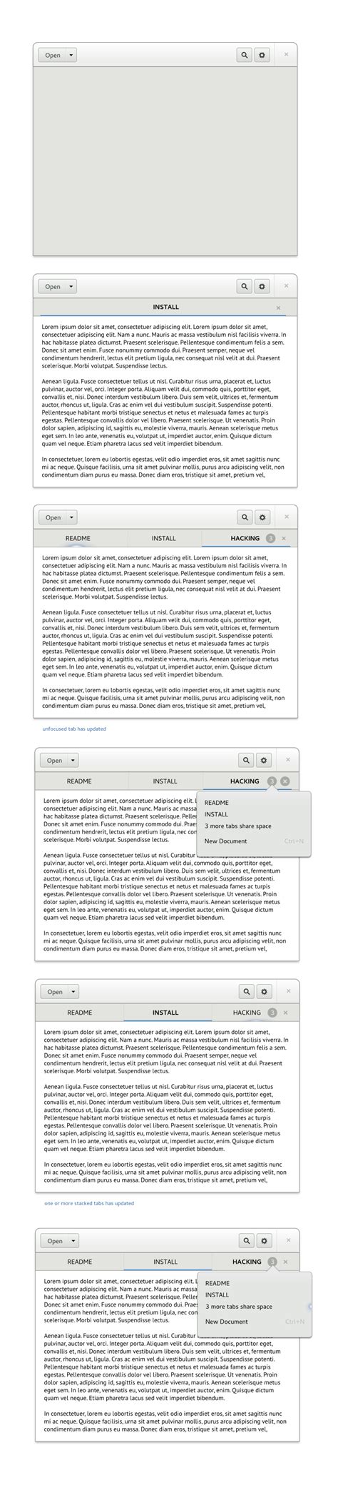 design os tabs gnome wiki archive