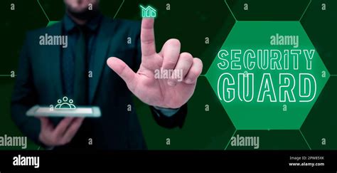 Text Showing Inspiration Security Guard Business Overview Tools Used