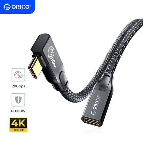 Orico Gbps Usb C Extension Cable Type C Extender Cord Pd W For Xiaomi Switch Drives Usb