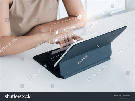 Cyber Security Biometrics Authentication Technology Concept Stock Photo Shutterstock