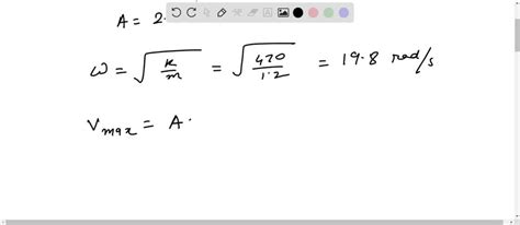 solved 17 part e write an equation for the maximum speed vmax of