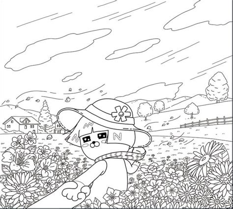 카카오 프렌즈 색칠 공부 도안 모음 무료 다운로드 And 책 구매하기 컬러링 페이지 카카오프렌즈 책