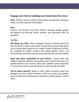 Preventing And Reducing Gender Bias System PDF