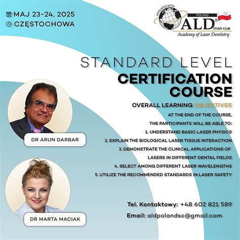 Ald Standard Level Certificaton Course