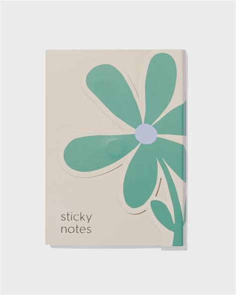 14 Piece Sticky Notes Set Booklet Bookmark Botanical Themed Plant Leaf