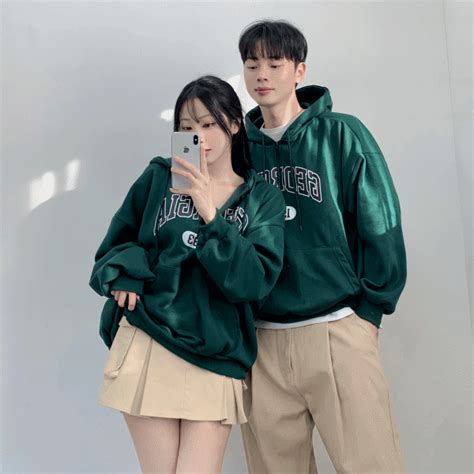 ☘️아방핏꾸안꾸 Kent 반집업 후드티 4color 2029 루즈핏 빅사이즈 레터링 아방핏 오버핏 그린 초록 유니크 아노락 반집업 커플 시밀러 데이트 에이블리