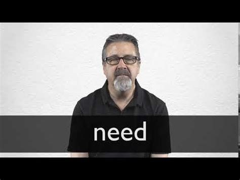 NEED Definition And Meaning Collins English Dictionary