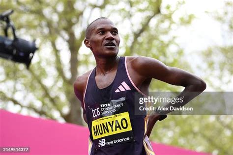 Alexander Mutiso Munyao Of Kenya Celebrates After Winning The Mens News Photo Getty Images