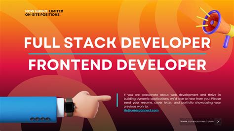 Full Stack And Front End Developer Cores Connect
