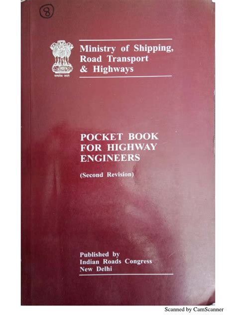Pocket Book For Highway Engineers Second Revision Pdf