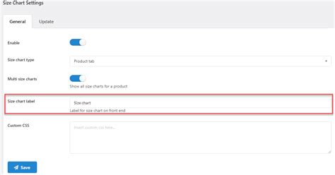 Woocommerce Product Size Chart Villatheme Documentation