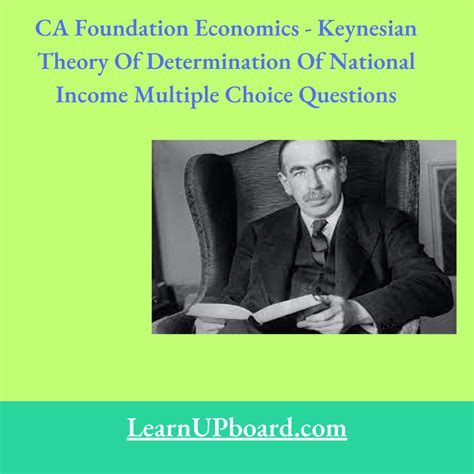 Ca Foundation Economics Keynesian Theory Of Determination Of National