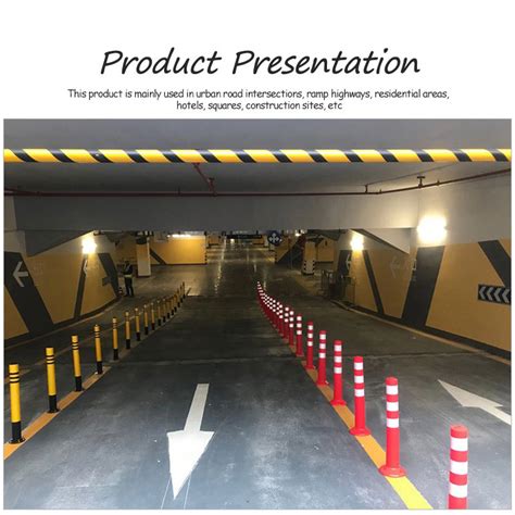 Flexible Traffic Elastic Pole Safety Traffic Pole For Road Safety Pole