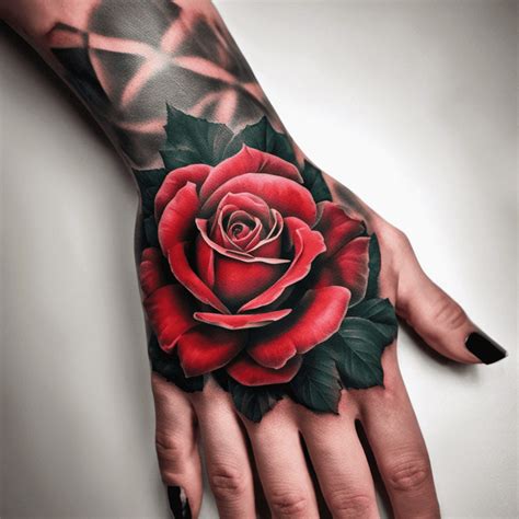 What Does A Red Rose Tattoo Symbolize At Minh Boser Blog