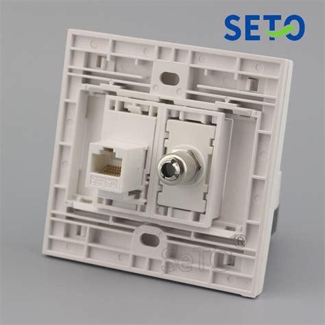 Seto 86 Type Rj45 Cat5e Network Lan Tv Connector Vicedeal