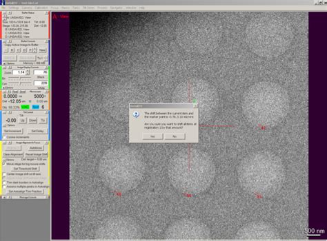 Semi Automatic Cryo Data Collection With Serialem The Grigorieff Lab