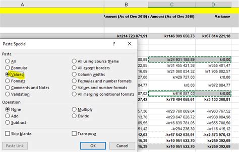 Copy Paste Values In Excel Multiple Selections Stack Overflow