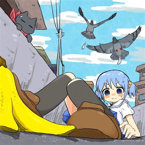 Naganohara Mio And Sakamoto Nichijou Drawn By Bubbacterial Danbooru