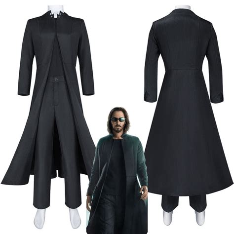 Movie The Matrix Resurrections Neo Thomas Anderson Cosplay Costumes For