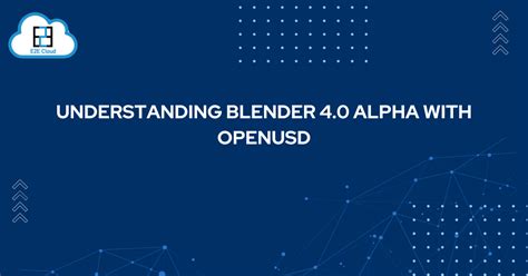 Understanding Blender Alpha With OpenUSD